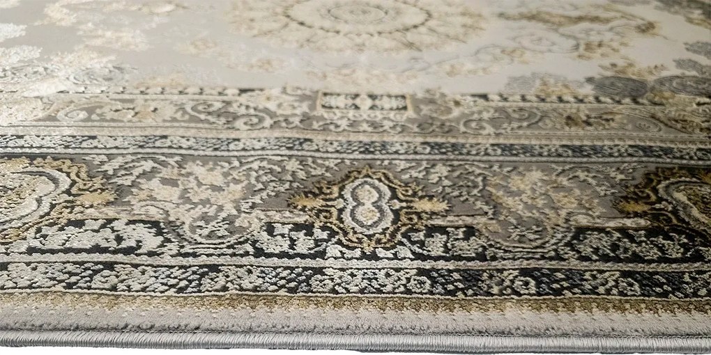 BE Koberec Deluxe 9093 BEIGE - béžový obdélníkový Rozměr: 60x100 cm