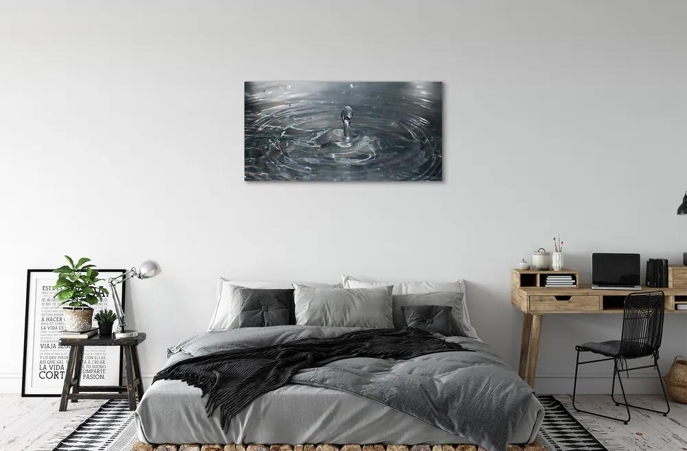 Obrazy na plátně pokles stříkající vodě 120x60 cm