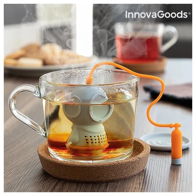 V0101226 InnovaGoods Silikonové čajové sítko - potápěč