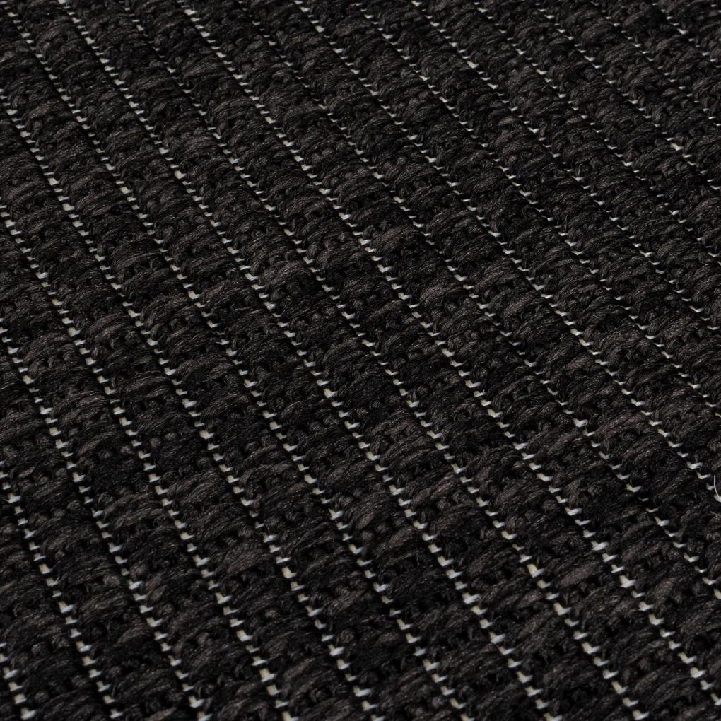 Flair Rugs koberce Kusový koberec Aruba Alfresco Weave Charcoal – na ven i na doma - 160x230 cm