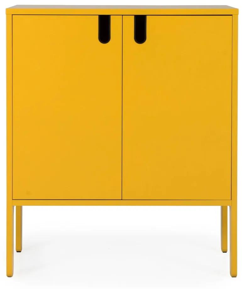 Žlutá skříň Tenzo Uno, šířka 80 cm