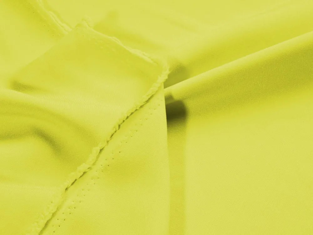 Biante Dekorační běhoun na stůl Rongo RG-026 Žlutozelený 20x180 cm