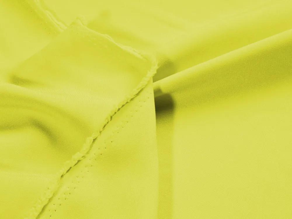 Biante Dekorační běhoun na stůl Rongo RG-026 Žlutozelený 35x180 cm