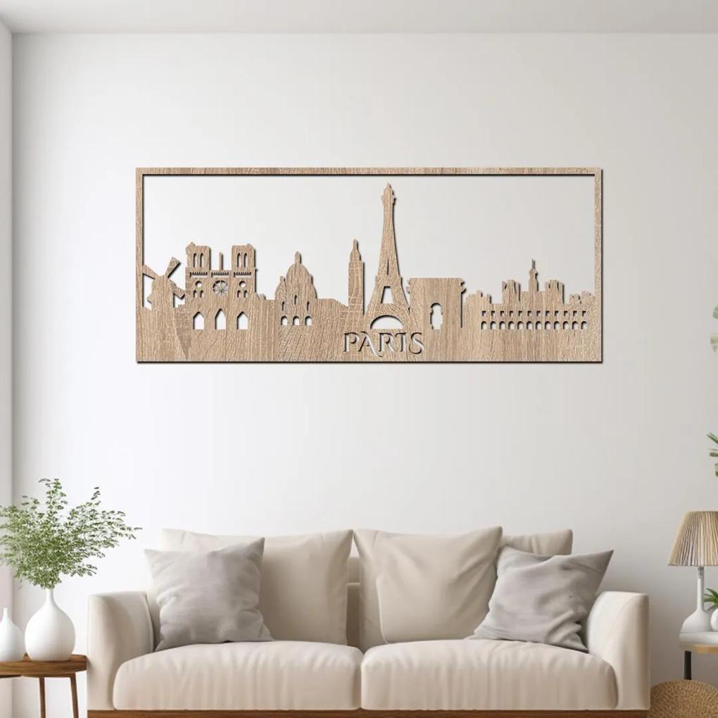 dřevo života Dřevěná dekorace na zeď PAŘÍŽ Rozměry (cm): 60x17, Barevný vzor: Borovice - limitovaná edice
