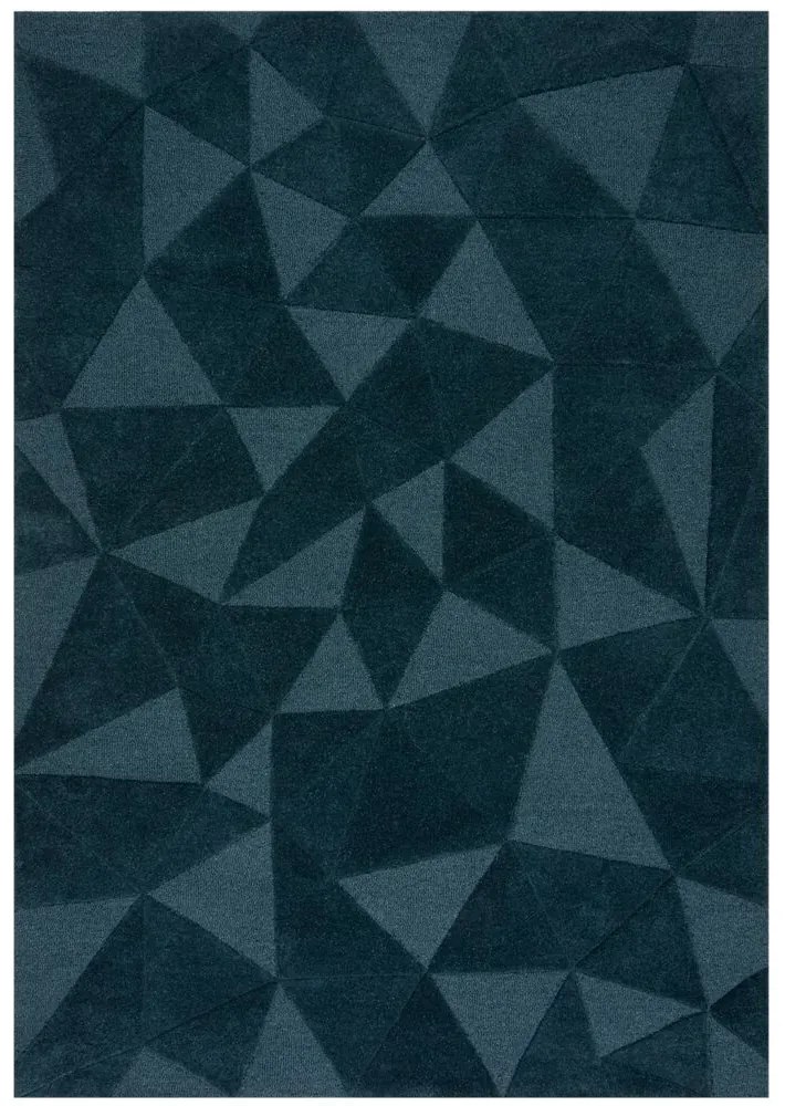 Flair Rugs, Kusový koberec Moderno Shard Teal, 120x170, modrá, chodba / předsíň