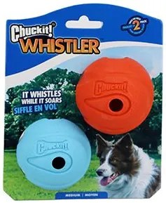 Chuckit/Petmate Hračka pes Chuckit The Whistler M 6cm/2ks