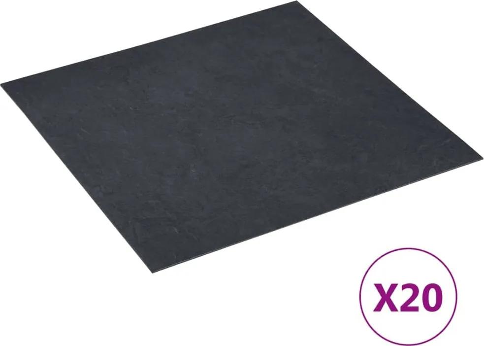 vidaXL Samolepicí podlahové desky 20 ks PVC 1,86 m² [330156] Barva: Červená