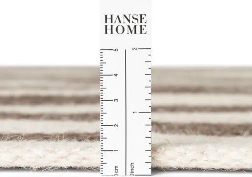 Oboustranný koberec Hanse Home Vika hnědý/přírodní/bílý