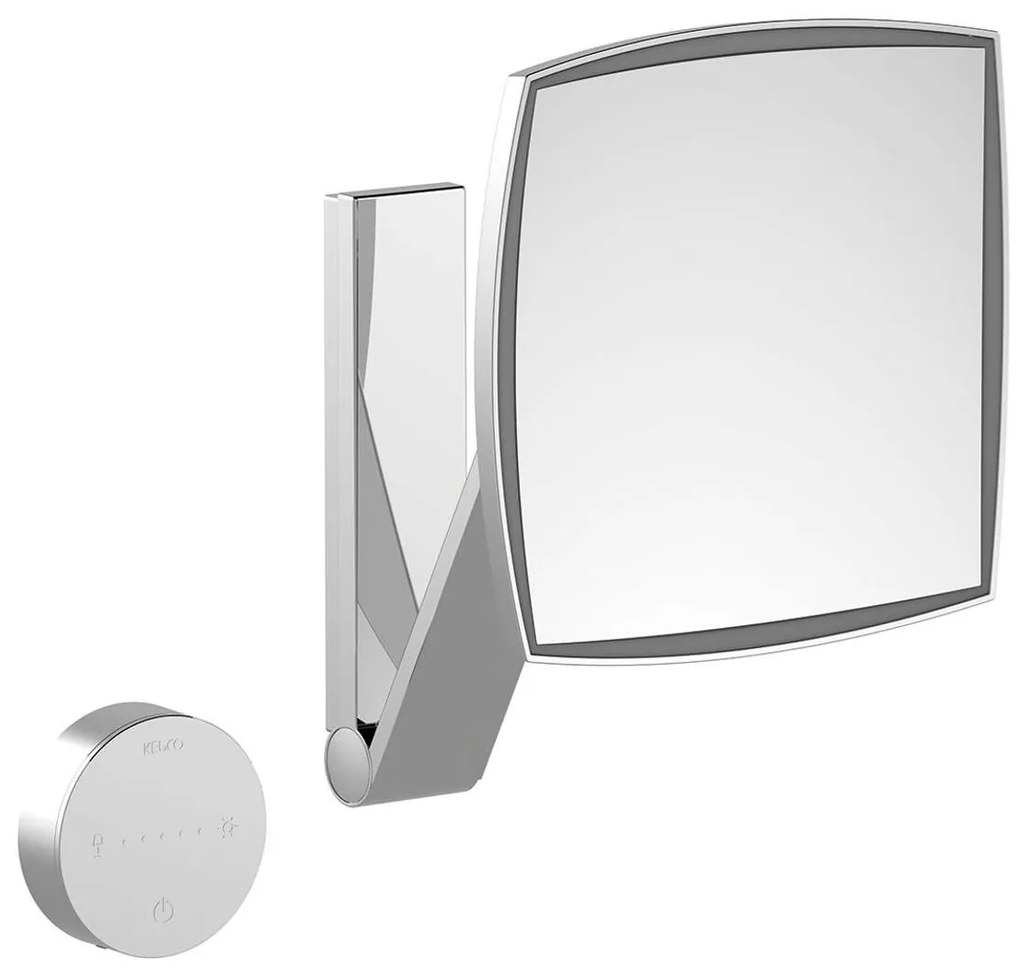 Keuco - Kosmetické nástěnné zrcátko s LED osvětlením, chrom 17613019002
