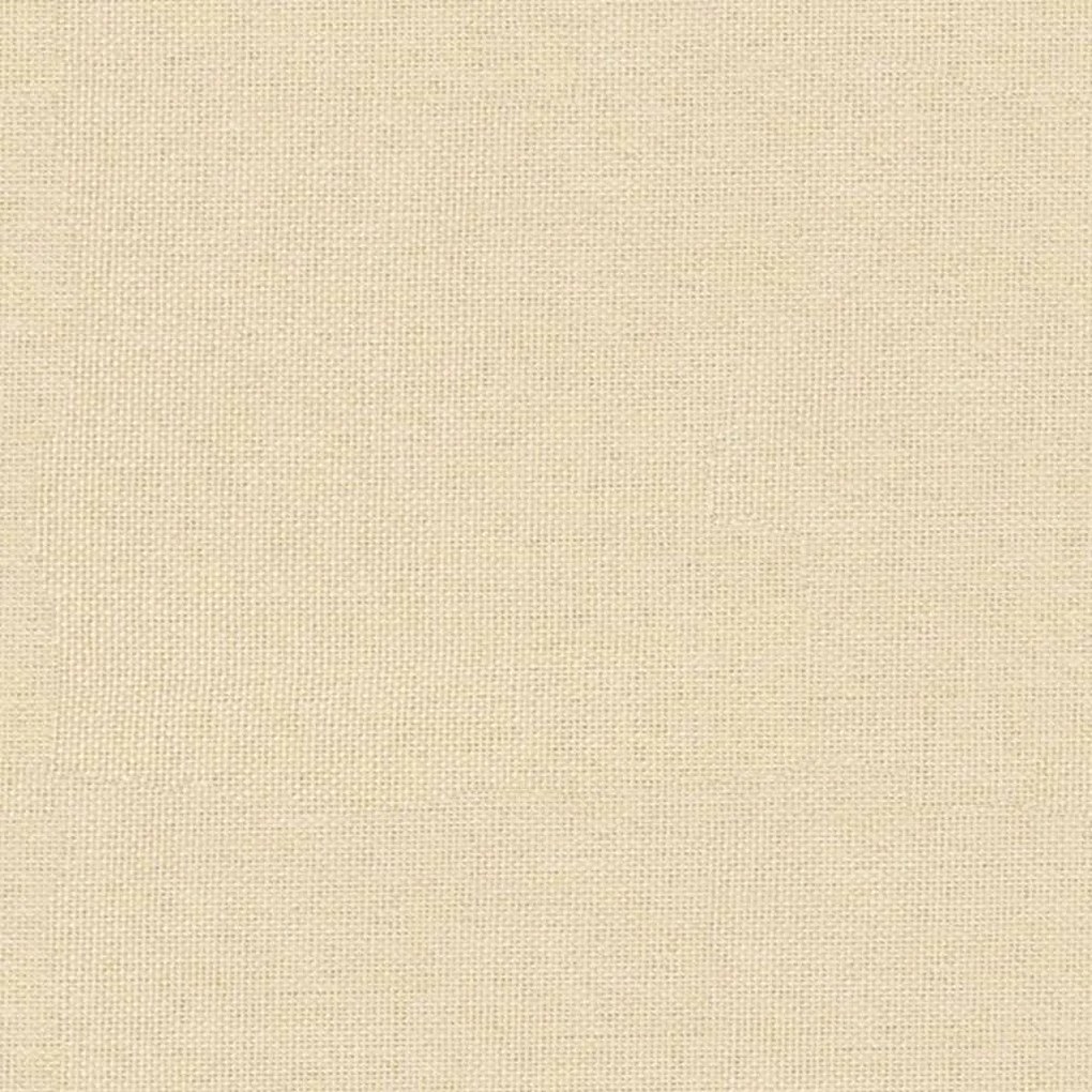 Relaxační křeslo se stoličkou krémové textil 3097770
