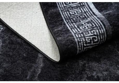 Dywany Luszczow Dětský kusový koberec MIRO 51278.810 pratelný  Mramor, řecký protiskluz, černý / bílá Rozměr koberce: 140 x 190 cm