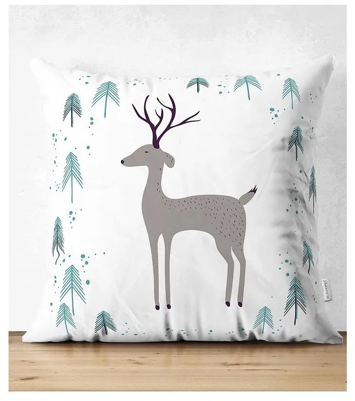 Sada 4 vánočních povlaků na polštář a běhounu na stůl Minimalist Cushion Covers Winter Wonderland
