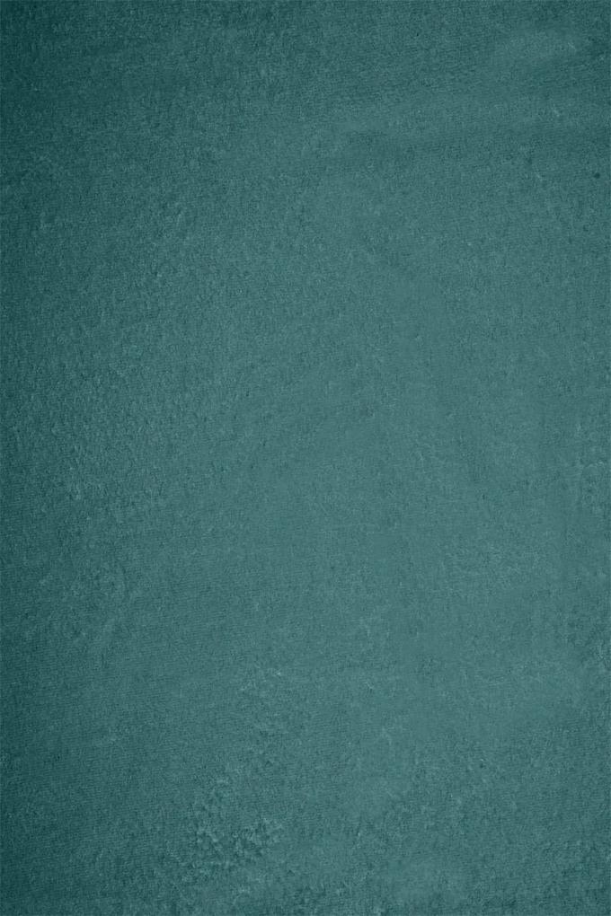 Dekorační IZOLAČNÍ závěs "BLACKOUT" zatemňující s kroužky COPEN POLAIRE smaragdová 140x260 cm (cena za 1 kus) France