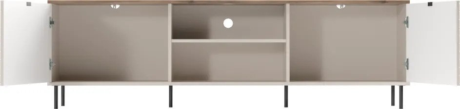 TV stolek, kašmír/dub castello, EYCO 2D/180