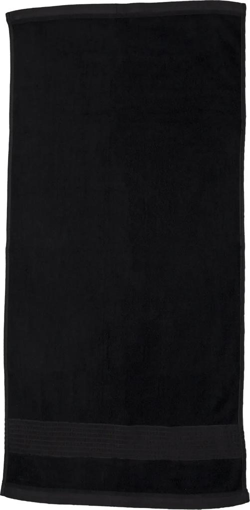 Jahu Paris Bamboo ručník černý Rozměr: 50 x 100 cm
