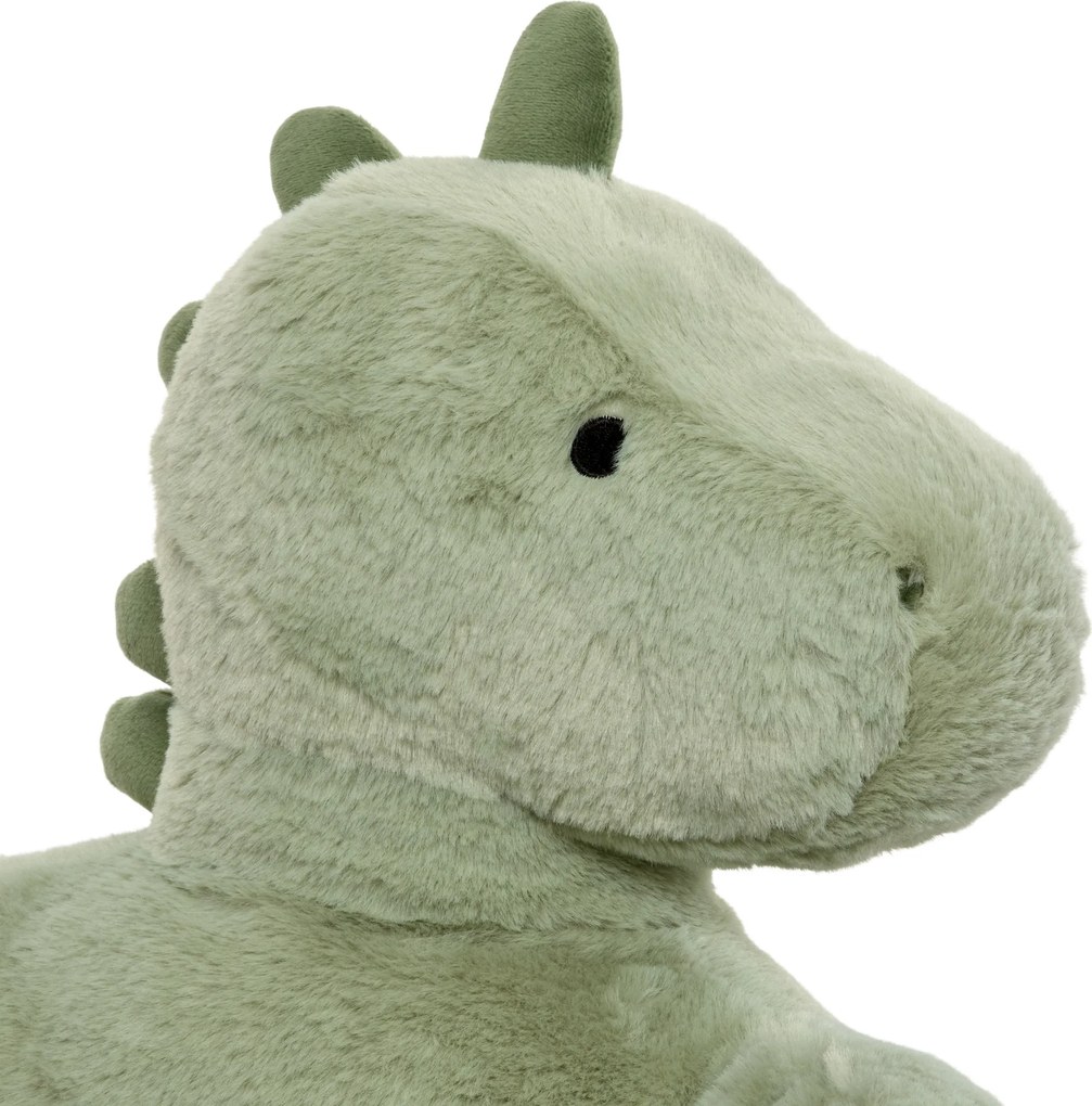 Dětské plyšové křeslo DINO, 48 x 45 x 42 cm - zelený