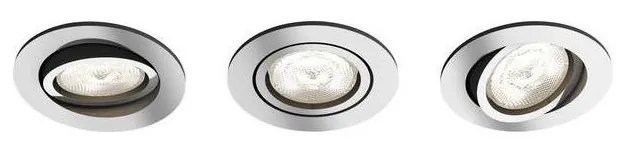 Philips Philips - SADA 3x LED Stmívatelné podhledové svítidlo SHELLBARK 1xLED/4,5W/230V P4396