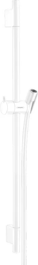 Hansgrohe Unica, S Puro sprchová tyč 650 mm se sprchovou hadicí Isiflex 1600 mm, matně bílá, HAN-28632700