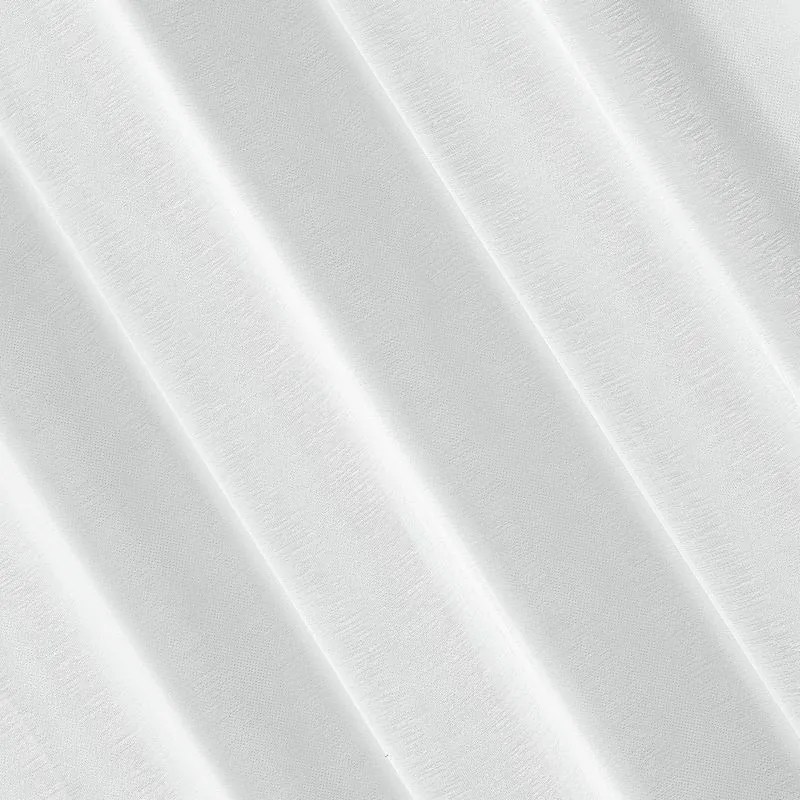 Bílá záclona REBECCA se strukturou jemného deště 140x250 cm
