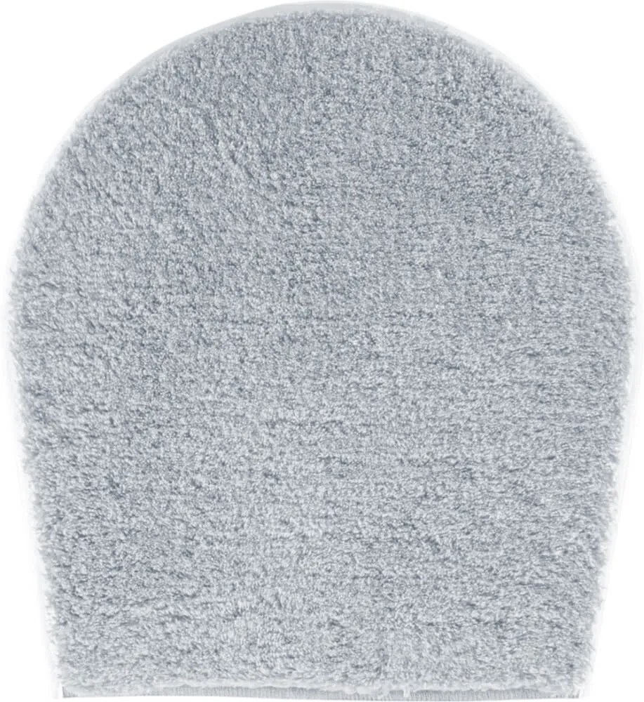 GRUND Koupelnová předložka MELANGE stříbrná Rozměr: 47x50 cm - na víko od WC nebo jako podsedák na židli