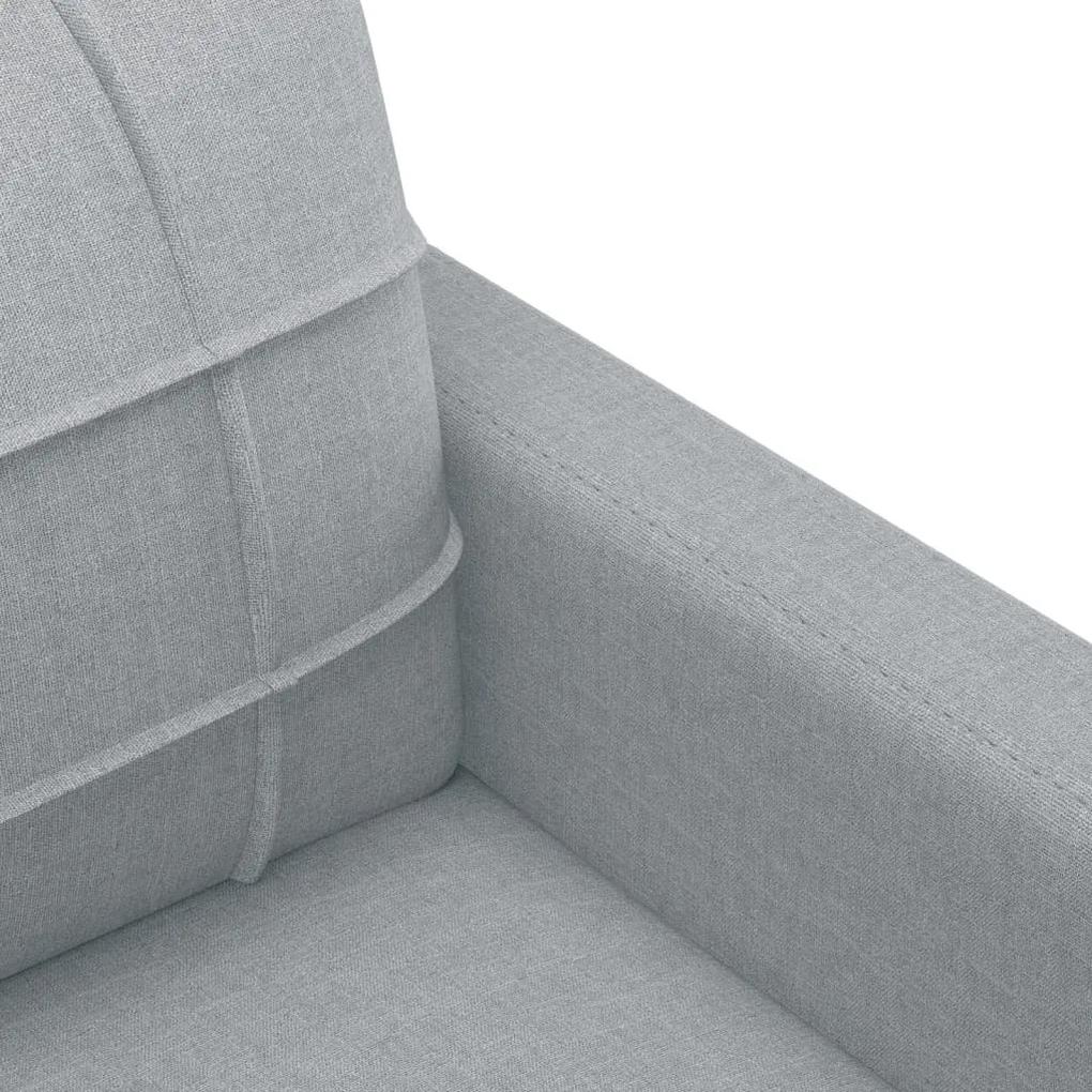 vidaXL 3dílná sedací souprava s polštáři textil [3201258] Barva: Černá