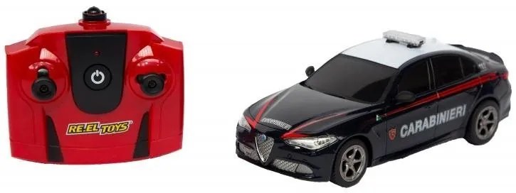 Rc auto re.el toys alfa romeo giulia carabinieri rc 1:24