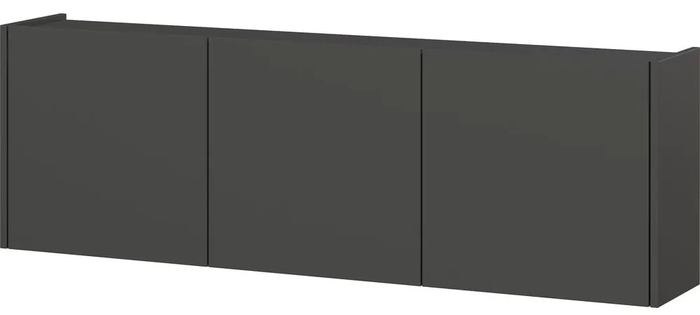 Antracitový TV stolek 138x45 cm Piana – Germania