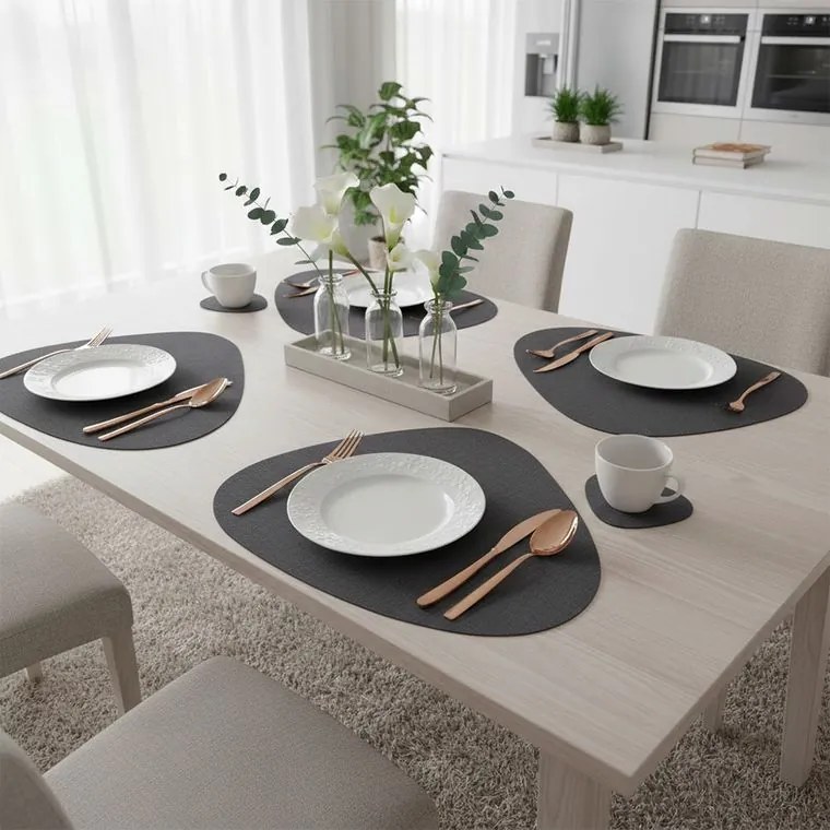 Prostírání KÁMEN velké antracitová 1 ks