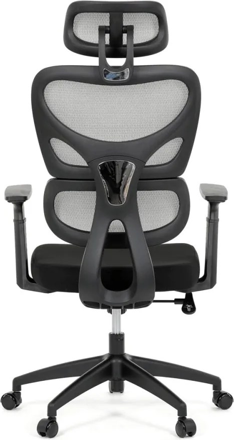 Kancelářská židle KA-K2080 GREY, houpací mechanismus, šedá (69 x 62) cm