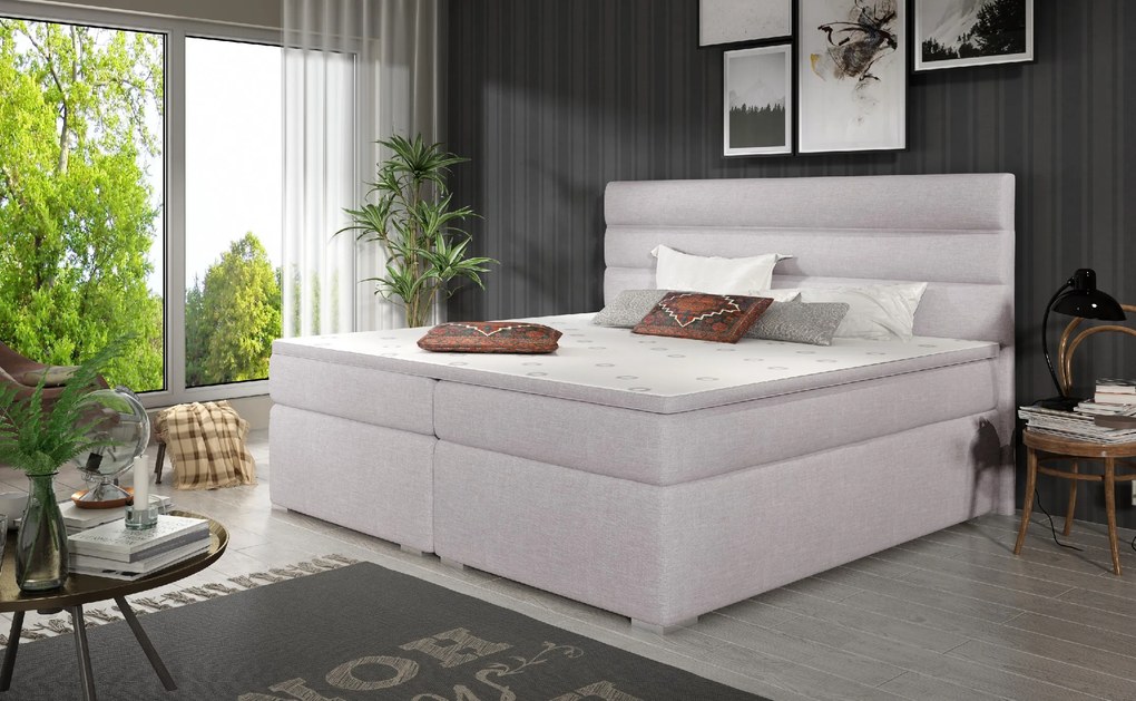 Softy boxspring postel 140X200 Materiál / Dekor: Omega 68