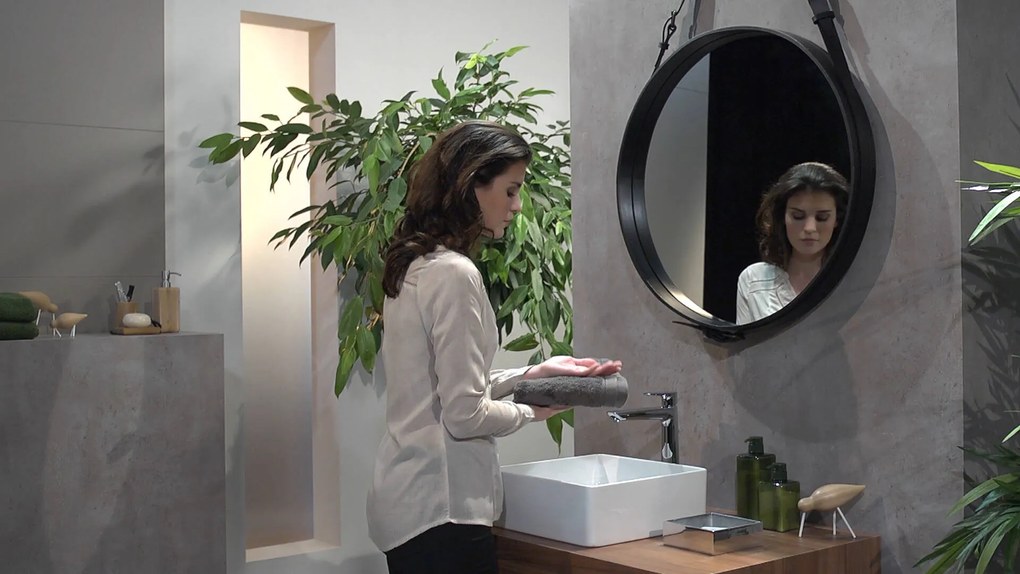 Hansgrohe Talis E, vysoká umyvadlová baterie 240 s odtokovou soupravou s táhlem, chromová, 71716000
