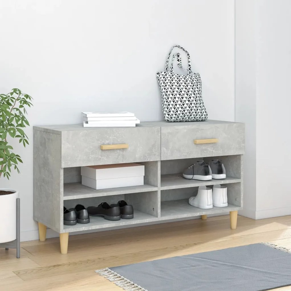 Botník 102 X 35 X 55 Cm Kompozitní Dřevo - Kouřový dub