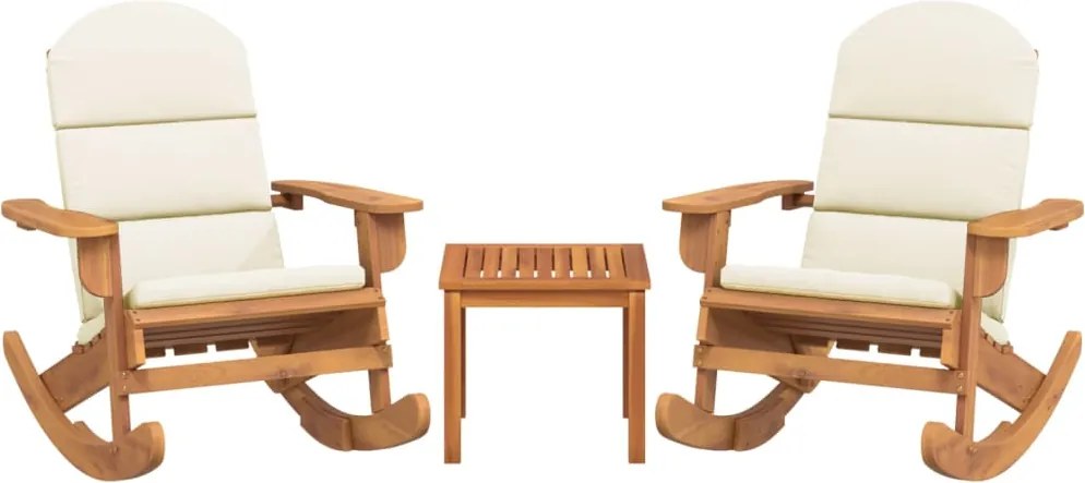 3dílná sada zahradního nábytku Adirondack masivní akácie 3152128