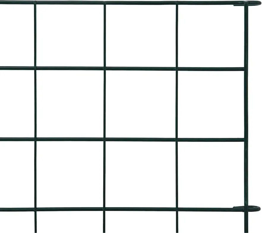 Zahradní plot 77,5 x 64 cm zelený 146102