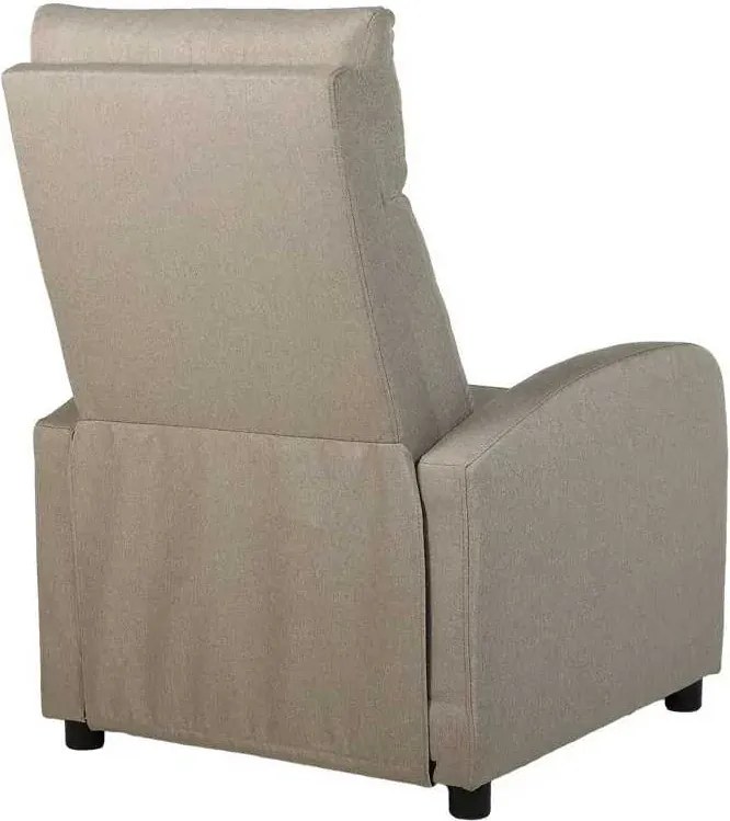 LuxuryForm DESIGN Televizní křeslo RUFO s polohováním - béžové