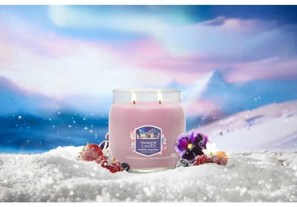 Yankee Candle vonná svíčka Signature ve skle střední Summit Stargazing, 368 g, S