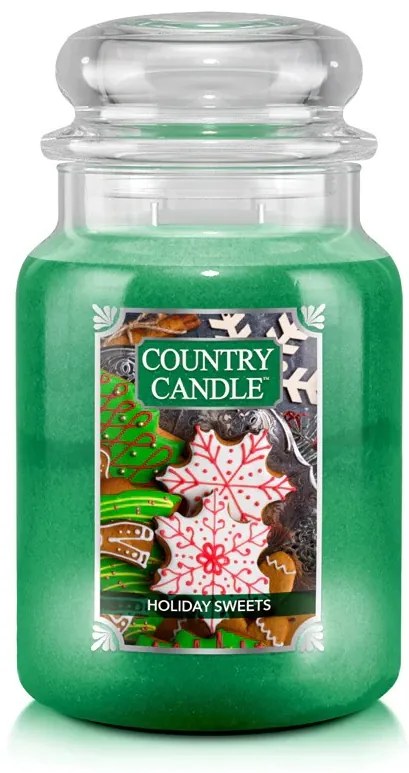 Country Candle Vonná Svíčka Holiday Sweets, 652 g