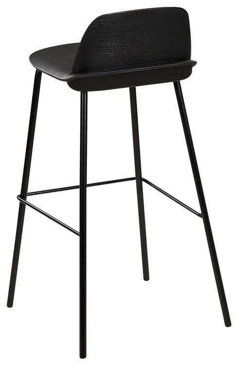 Set 4ks barových židlí Morza (černá). 1081532