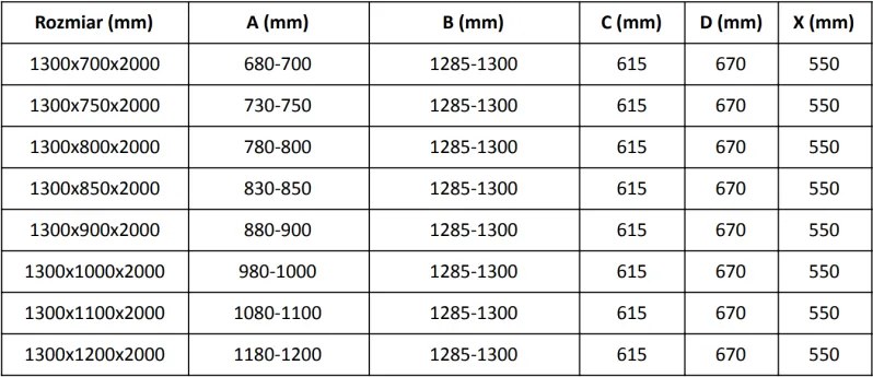 Mexen Velar, sprchový kout s posuvnými dveřmi 130(dveře) x 75(stěna) cm, 8mm čiré sklo, měděná matná, 871-130-075-01-65