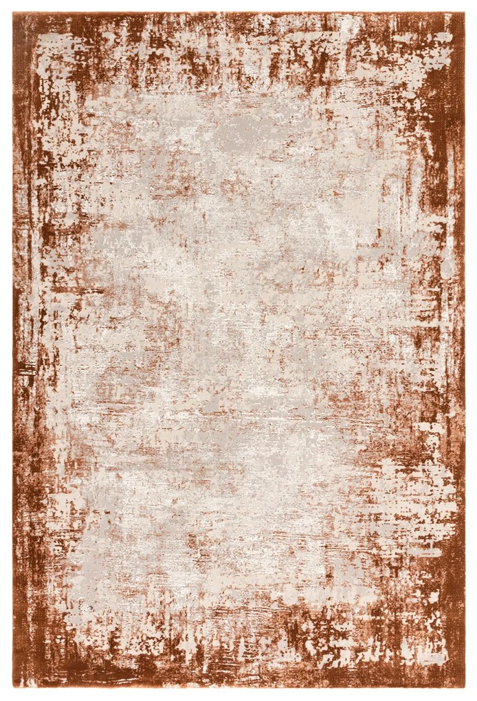 Tribeca Design Kusový koberec Zoom Border Terracotta Rozměry: 160x230 cm