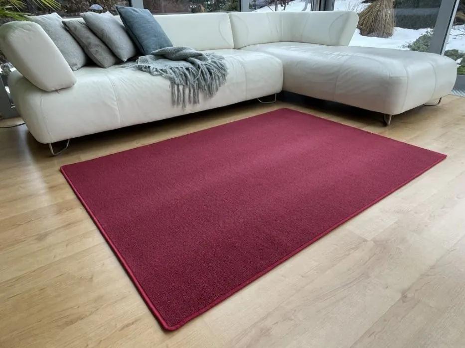Vopi | Kusový koberec Astra červená - Kulatý průměr 57 cm