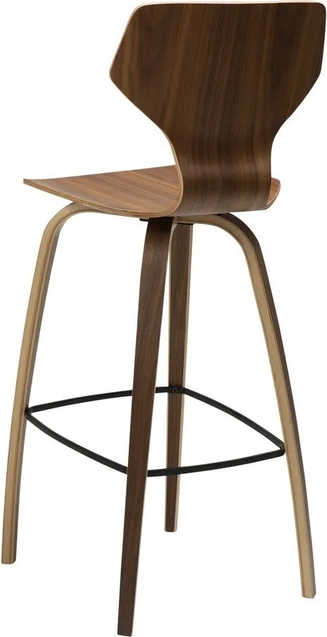 Barová židle v tmavě přírodní barvě (výška sedáku 75 cm) S.I.T – DAN-FORM Denmark