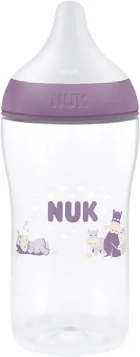 Kojenecká láhev NUK Perfect Match s kontrolou teploty Hippo 260 ml