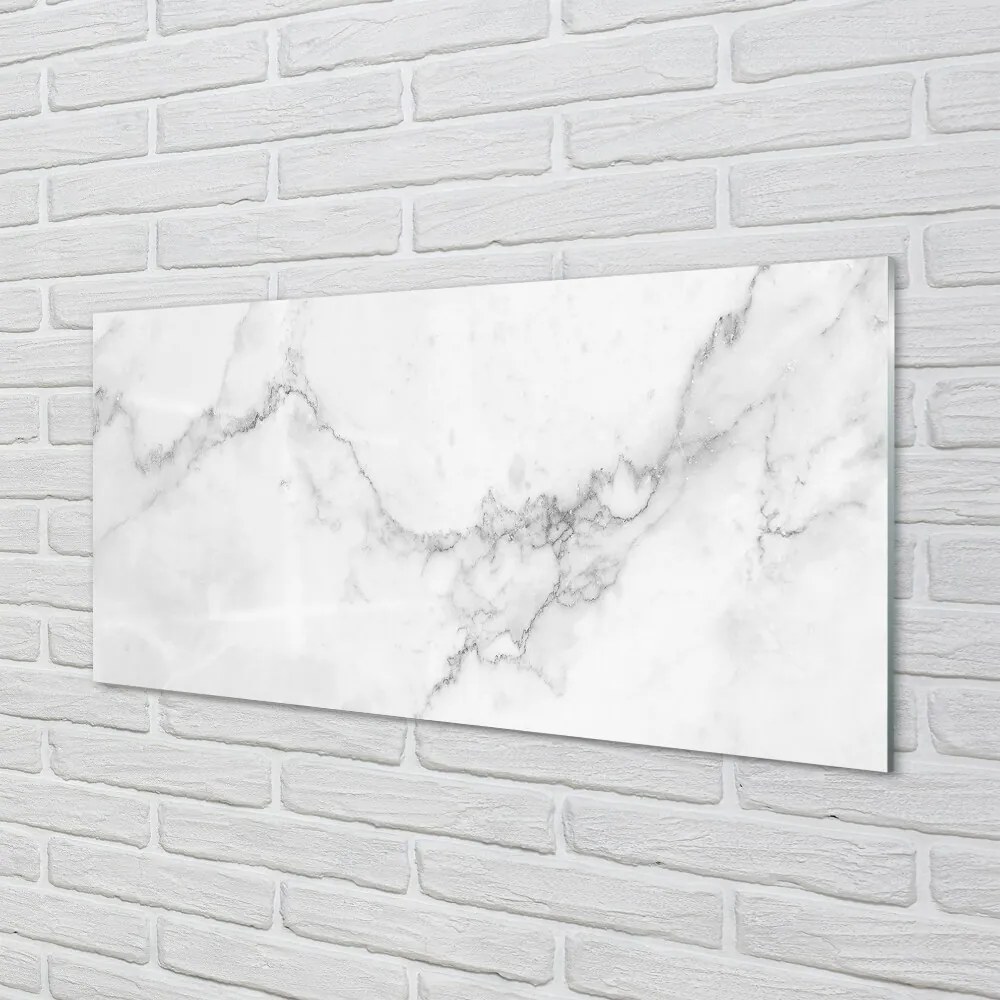 Obraz na skle Marble kamenná zeď 125x50 cm