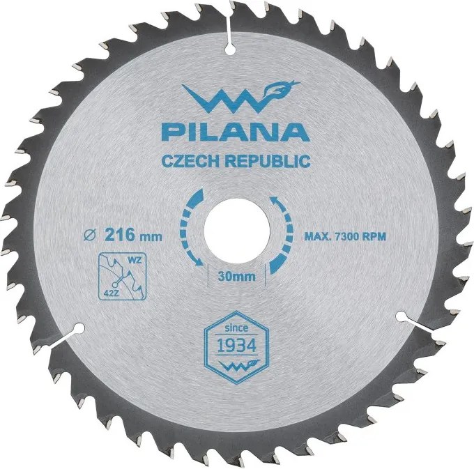 Pilana Tools Pilový kotouč SK 216x1.6/2.4x30mm Z42/WZ Pilana