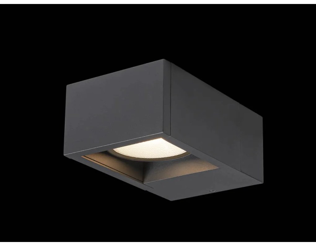 SLV Eskina Frame WL, venkovní nástěnné svítidlo, LED 15W 3000/4000K, antracit, 11,5x18cm, IP65