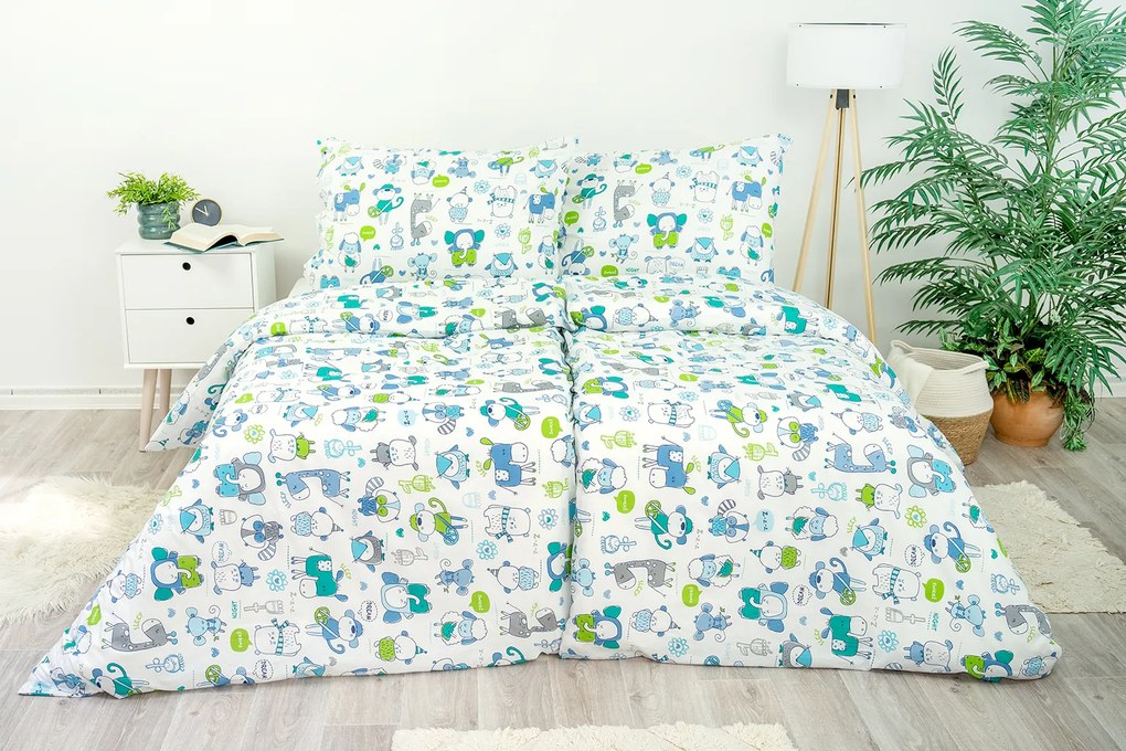 Stanex Ložní povlečení bavlněné dětské sny (LS337) Knoflíkové rozměr: 135 x 90 + 40 x 60, Zapínání: Knoflíkové