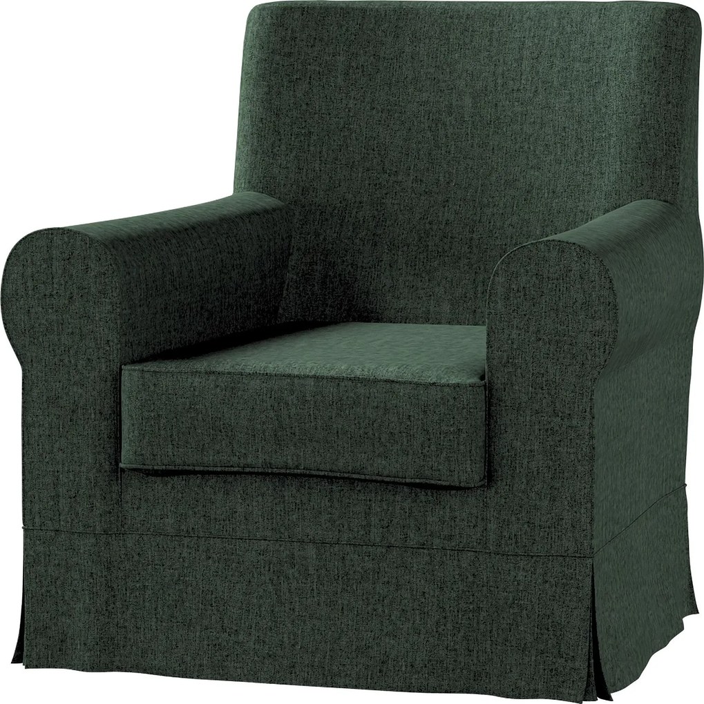 Potah na křeslo IKEA Ektorp Jennylund barva zelená látka pletený vzor