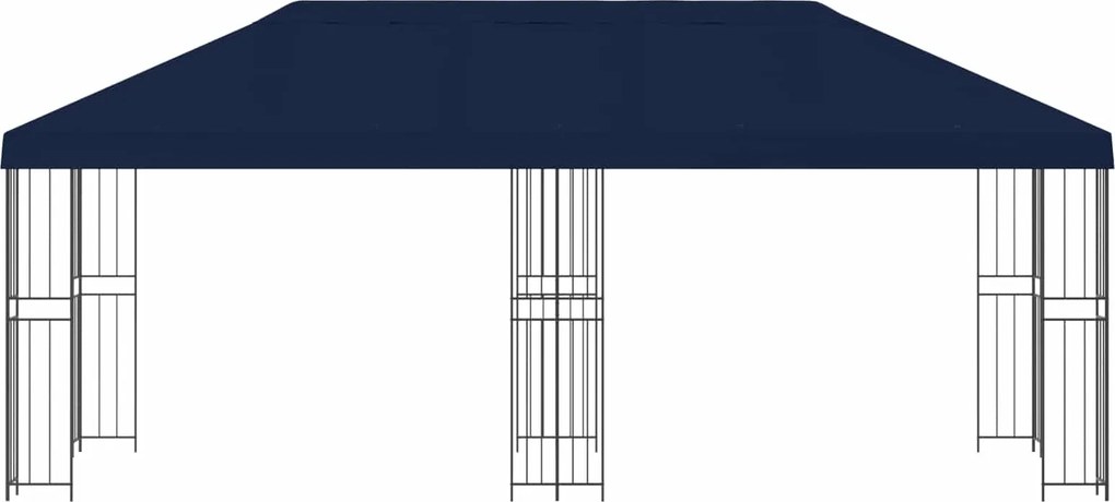 Zahradní altán 6 x 3 m Modrá Polyester a ocel 190 gsm 3375988