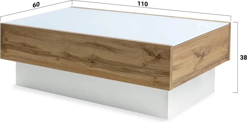 Konferenční stolek GLASS CUBE 12 (na výběr více variant)